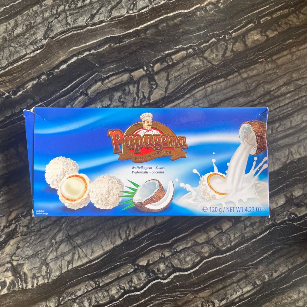 Papagena waferballs – coconut – Japan Corner