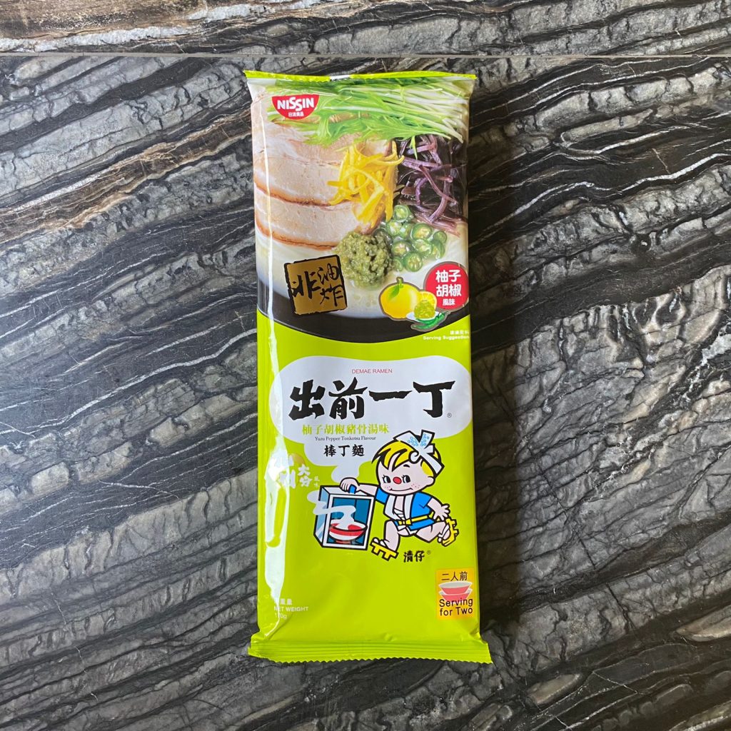 Nissin demae iccho bar – yuzu pepper tonkotsu – Japan Corner